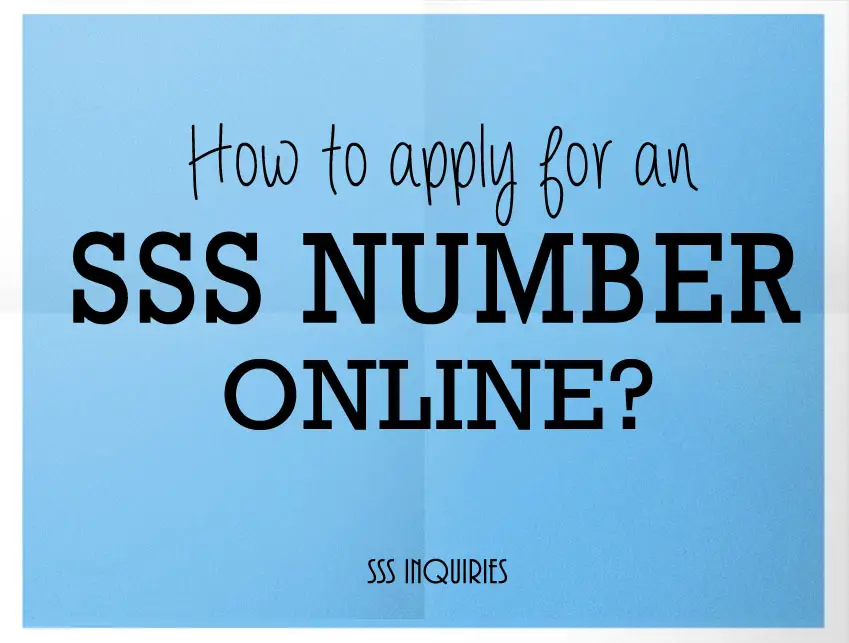 SSS Number Online Application sss-number-online-application