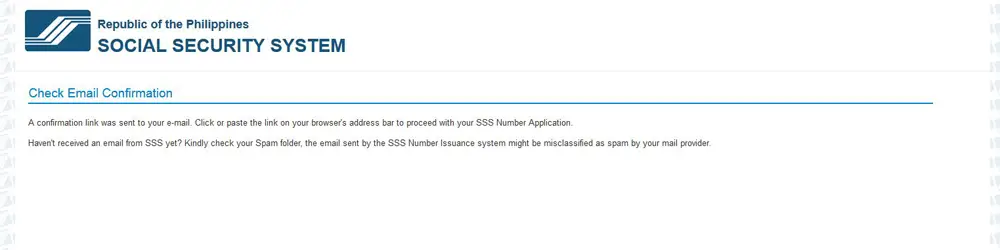 SSS Number Online Application
