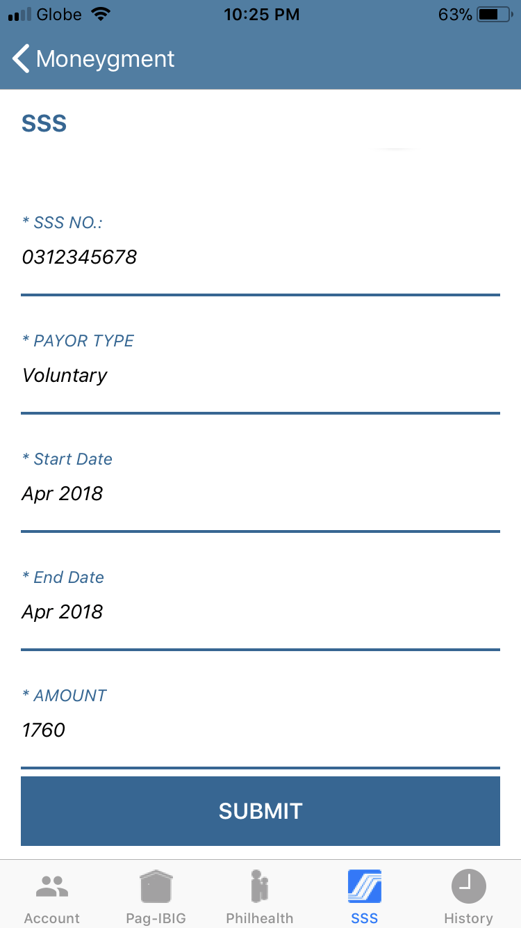 How I paid my SSS Voluntary Contribution using the Moneygment App ...