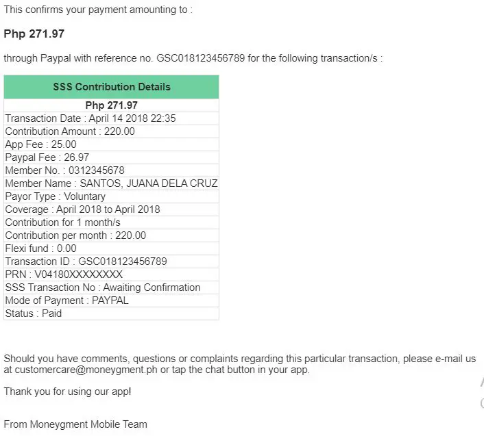 How I paid my SSS Voluntary Contribution using the Moneygment App ...