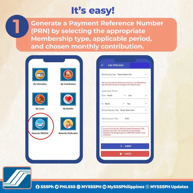 SSS Mobile App Tutorial: Get your SSS PRN and Pay via BPI - SSS Inquiries