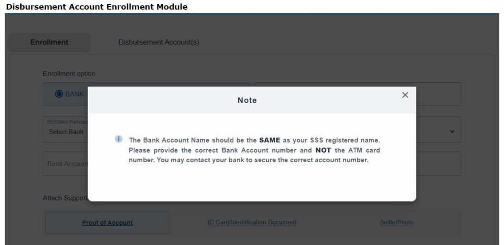 How to Comply with Disbursement Account Enrollment Module for SSS Loan ...