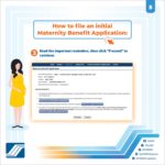 How to File for SSS Maternity Benefit (MAT2) in SSS Website for female ...