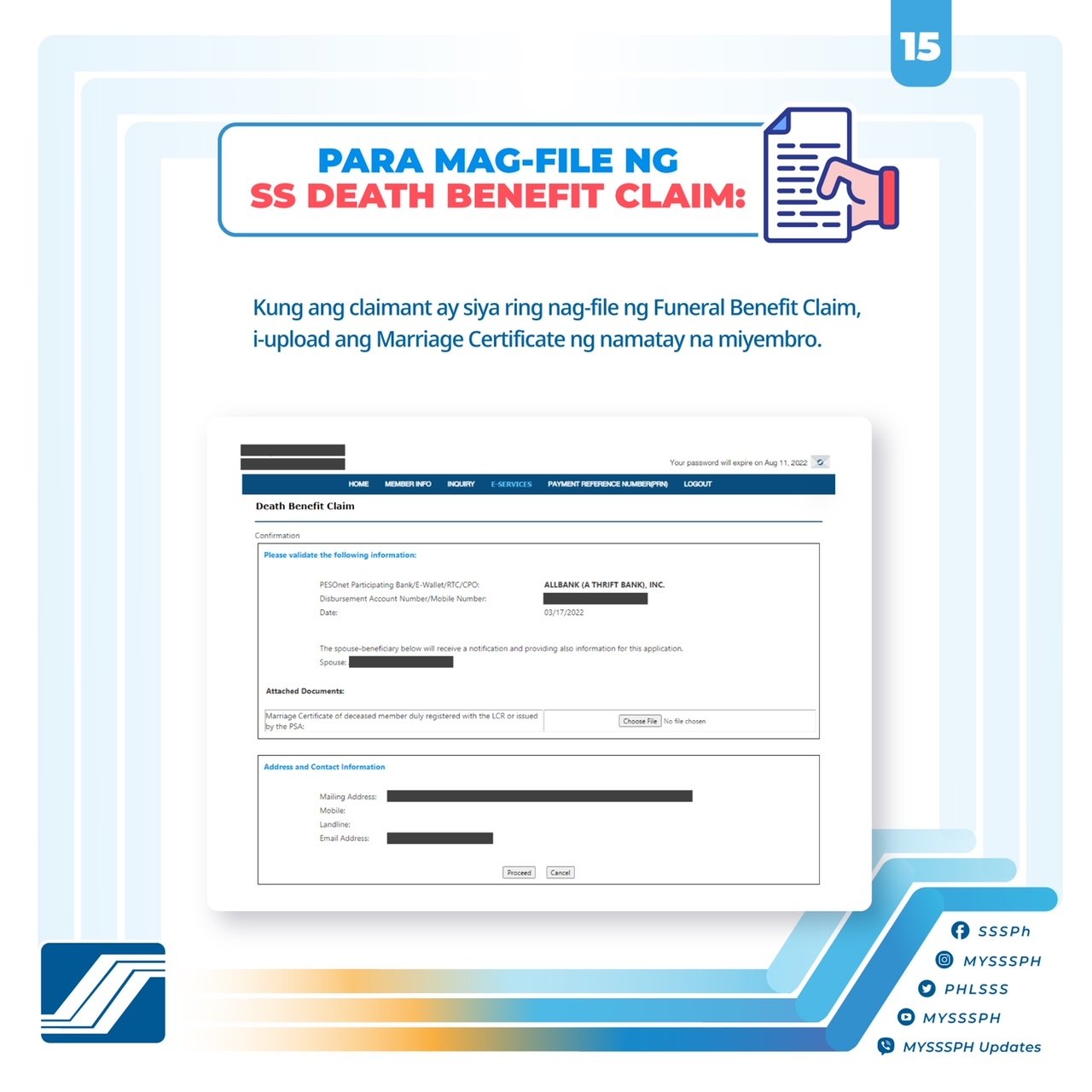 How to submit SSS Death Benefit Claim online? - SSS Inquiries