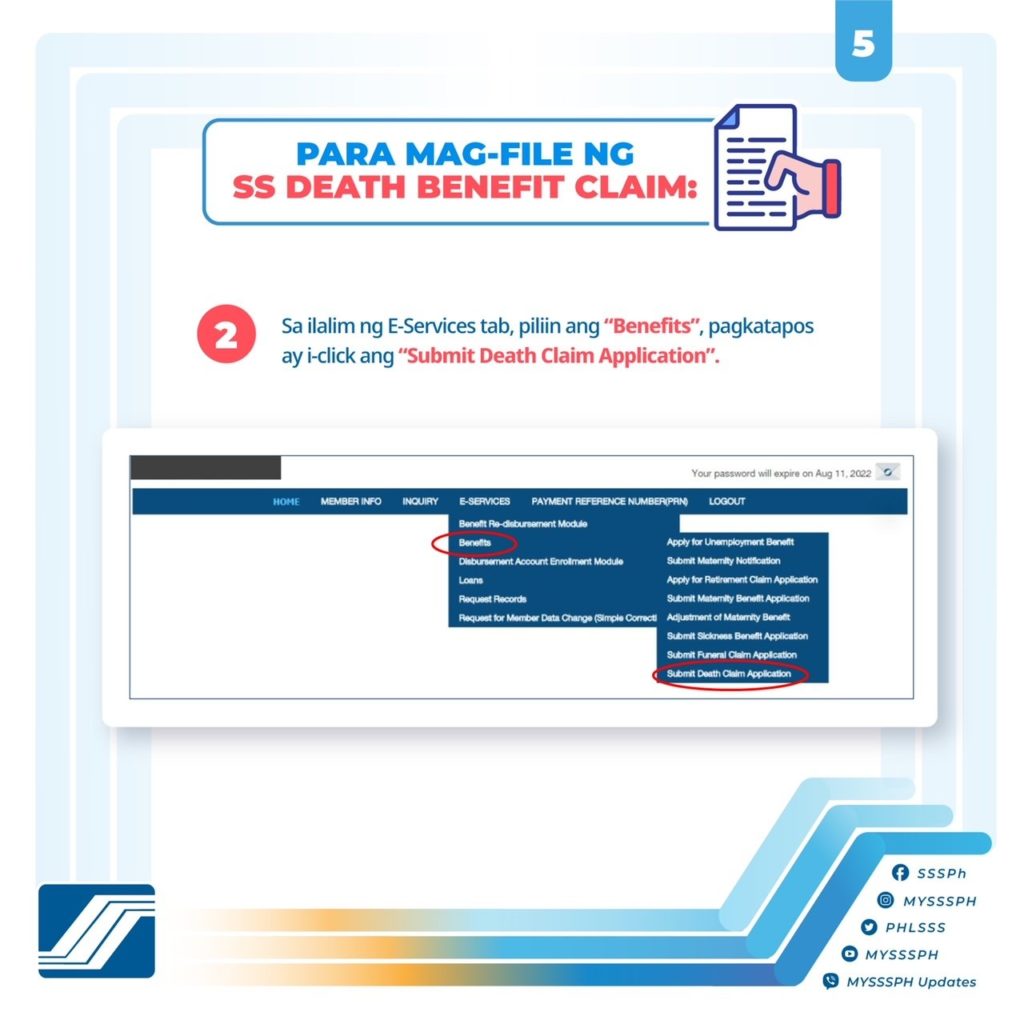 How to submit SSS Death Benefit Claim online? - SSS Inquiries